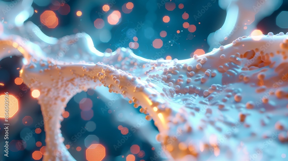 Animated diagram of how collagen supports joint movement, clean and ...