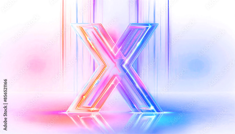 Colorful neon X letter png transparent images, x logo png, X logo png ...