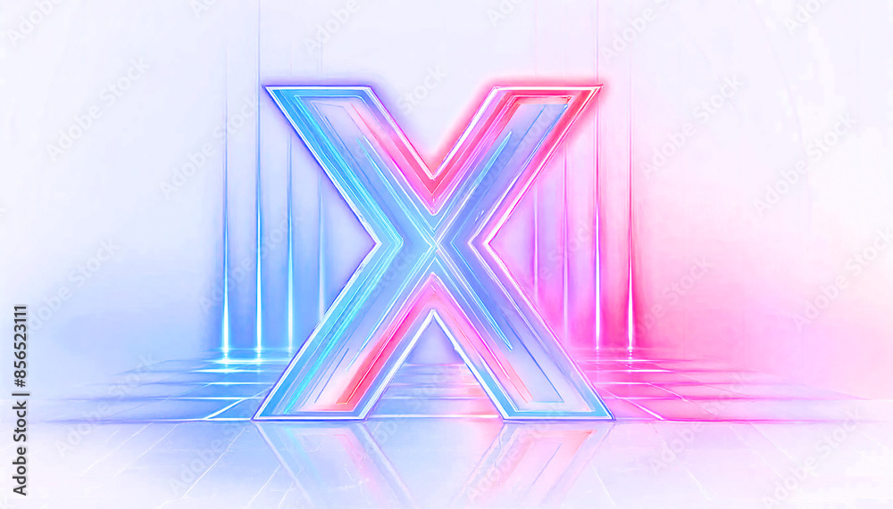 Colorful neon X letter png transparent images, x logo png, X logo png ...