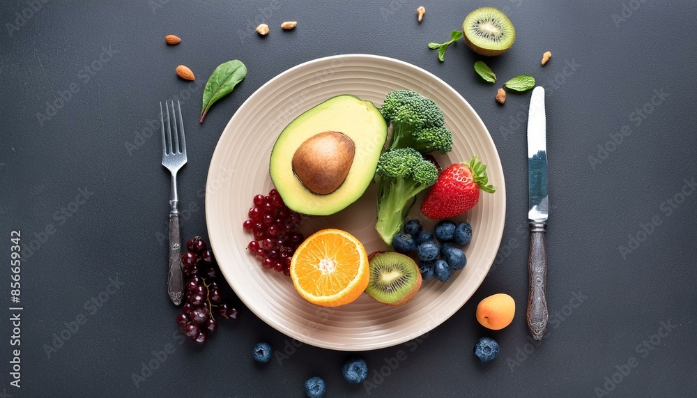 Choose healthy foods according to the USDA plate for a balanced diet ...