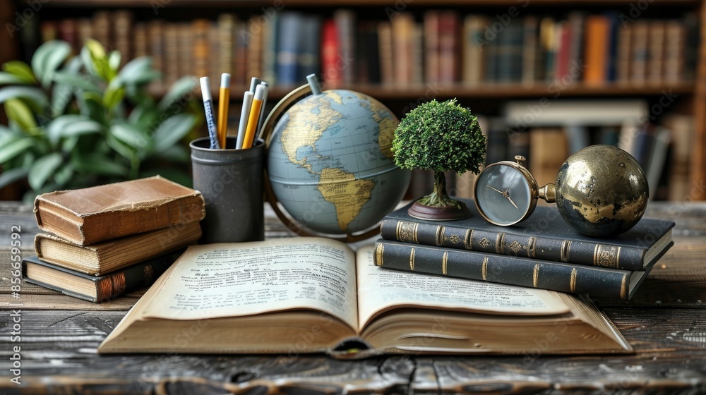 educational workshop background with handouts and markers, a workshop ...