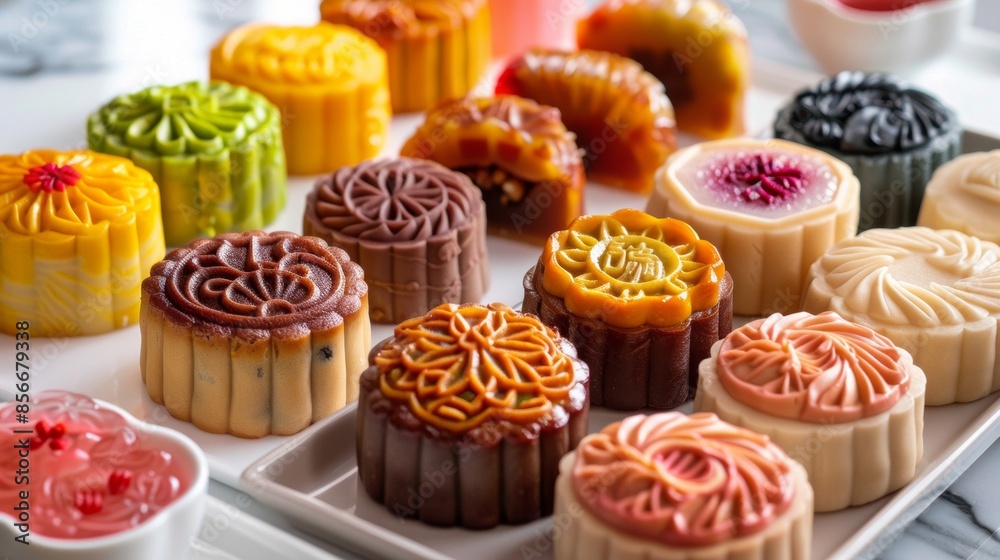 Explore a modern twist on traditional mooncakes with this collection ...