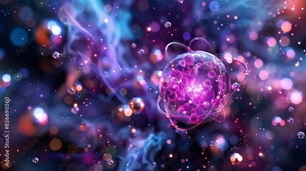 Atoms, formerly called atoms, are the basic units of matter. Stock ...