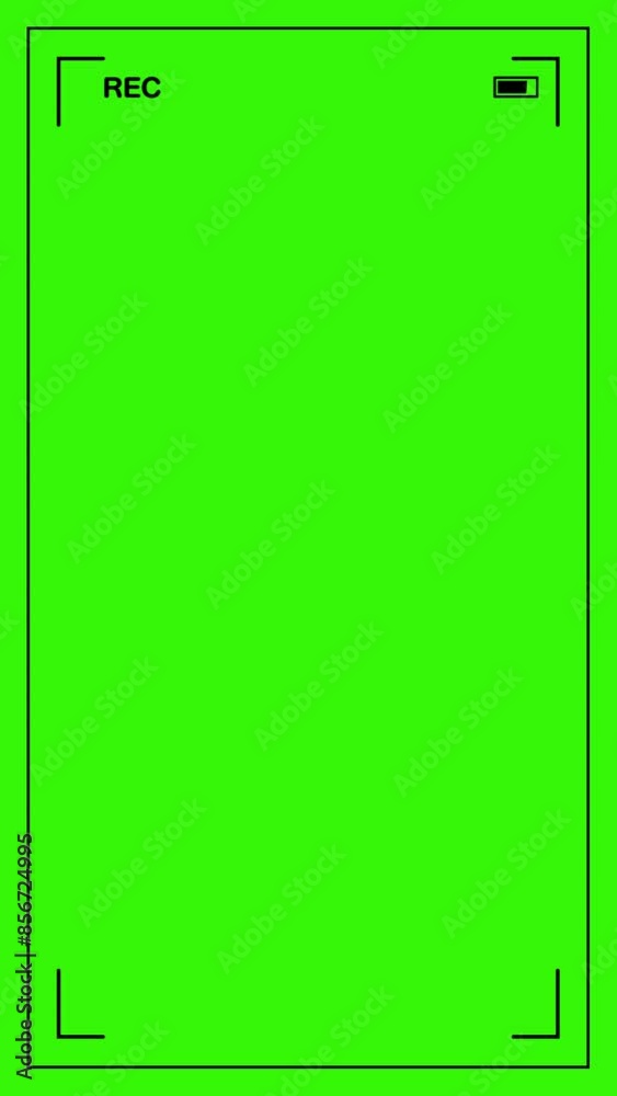 Mobile Phone Recording Screen Overlay Animation Background, Camera ...