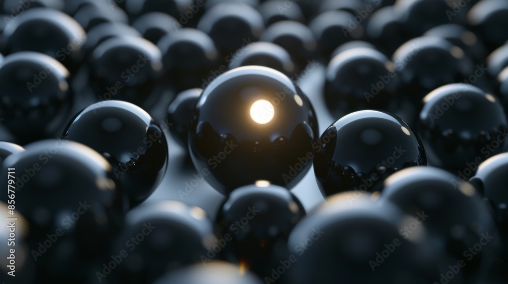 Objects gather around central light, drawn by shadows. Collaboration ...