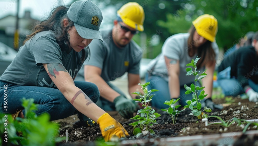 Showcase the company's dedication to community engagement by capturing ...