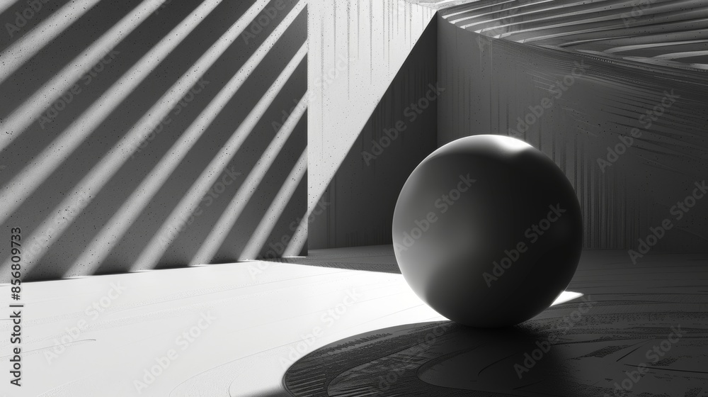 The dynamic contrast between the hard lines of a pyramid shadow and the ...