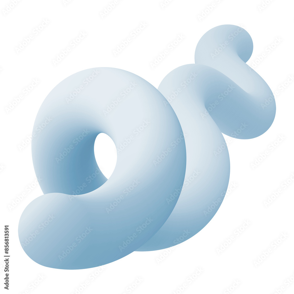 Blue liquid png 3D abstract shape, transparent background Stock ...