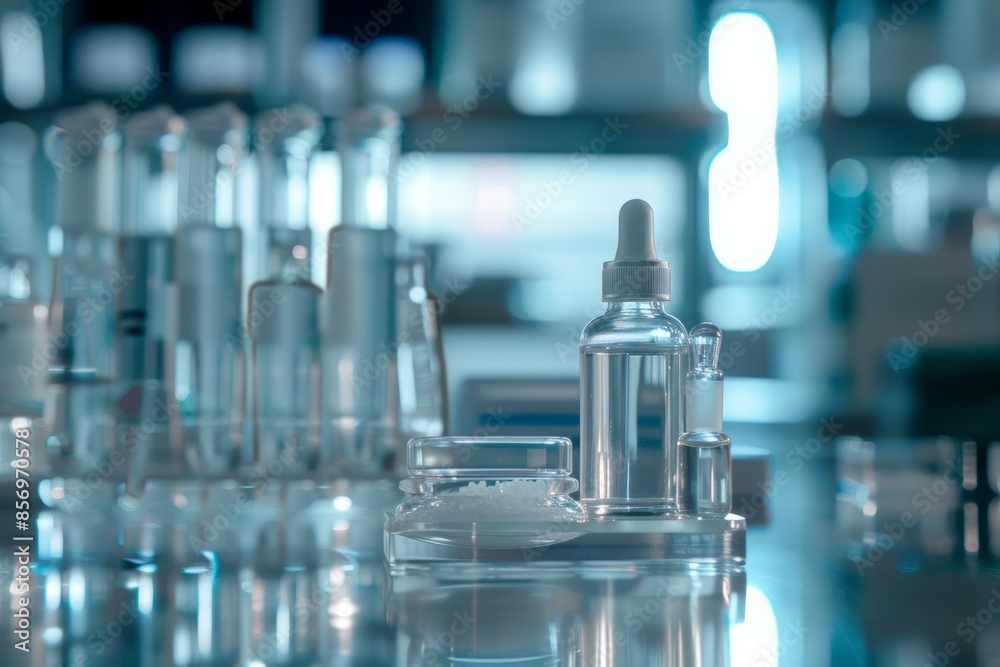 science behind niacinamide at laboratory setting where researchers are ...