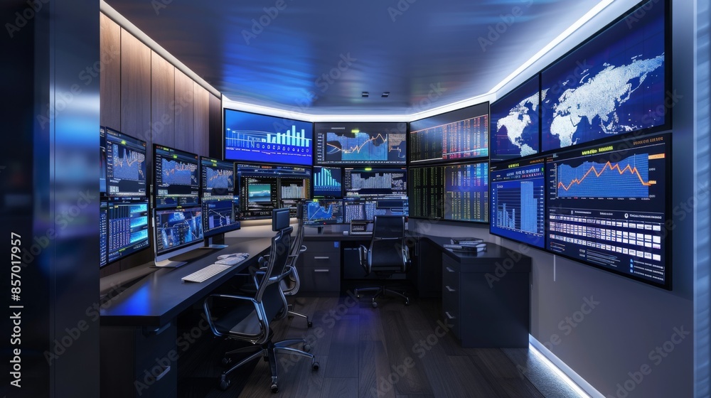 multiple screen setup for stock market trading , best monitors for ...