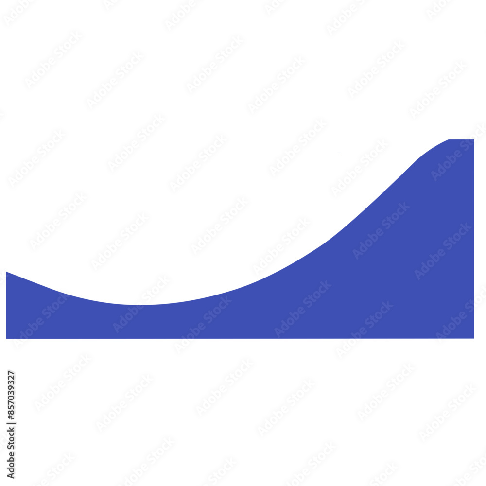 abstract blue wave border divider decoration collection set for layout ...