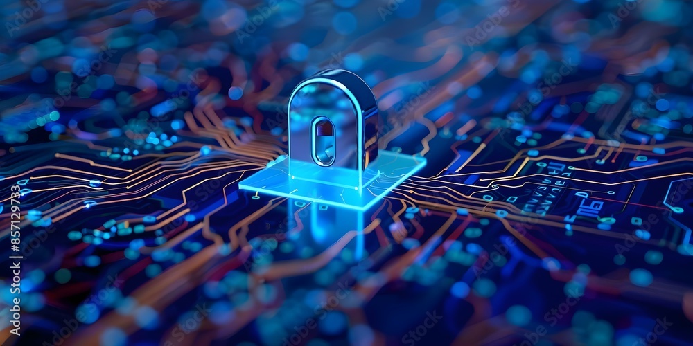 CPU hardware lock enhances cybersecurity with 3D animation for privacy ...