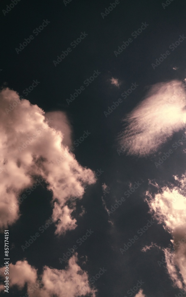 Dramatic Twilight Sky with Radiant Clouds and Contrasting Lights - A ...