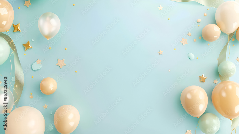 fondo tierno infantil romantico con colores tenues como azul y beige ...