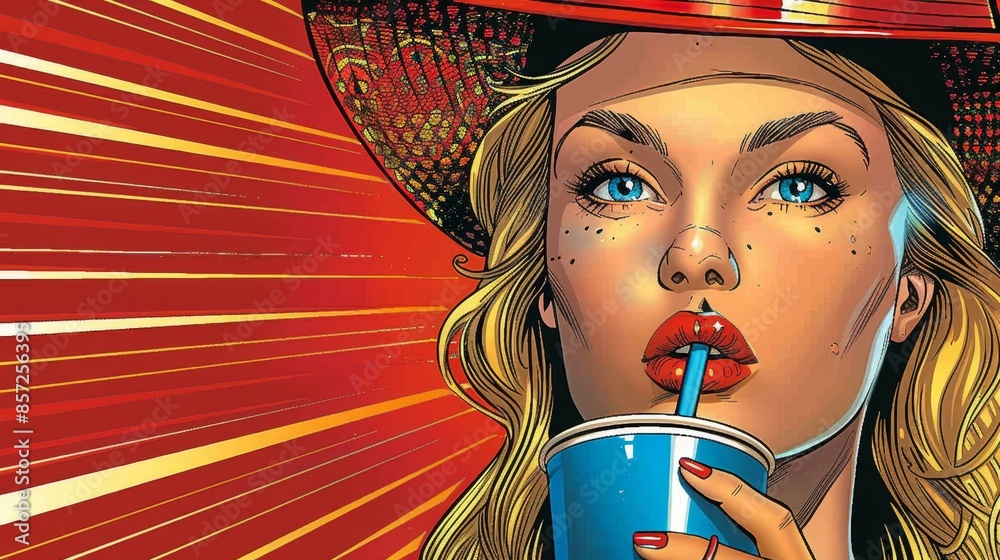 Vintage Comic Book Cover Art Stock Illustration | Adobe Stock
