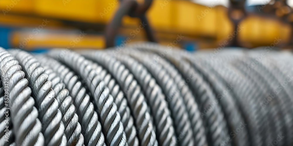 Wire ropes used for cranes automobiles lifting rigging and mooring ...