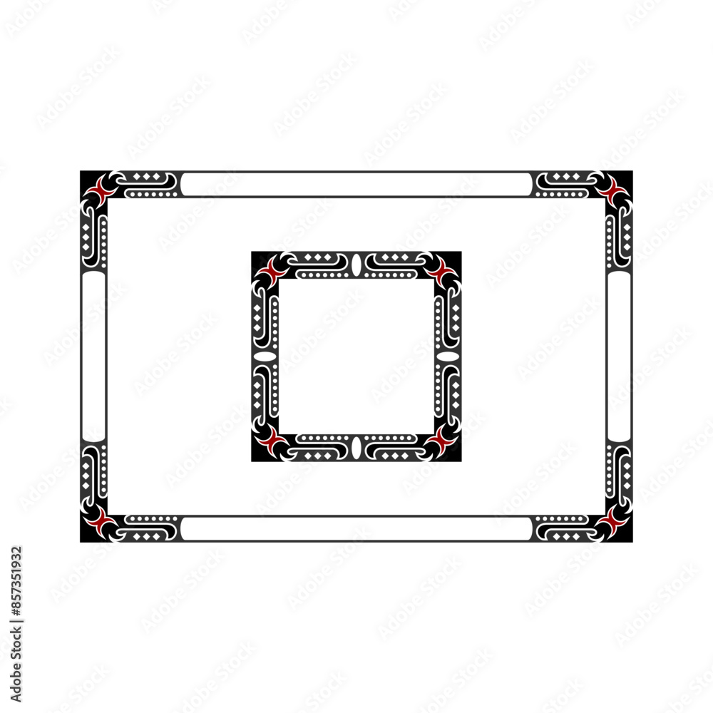 Border Design grafis vector design Stock Vector | Adobe Stock