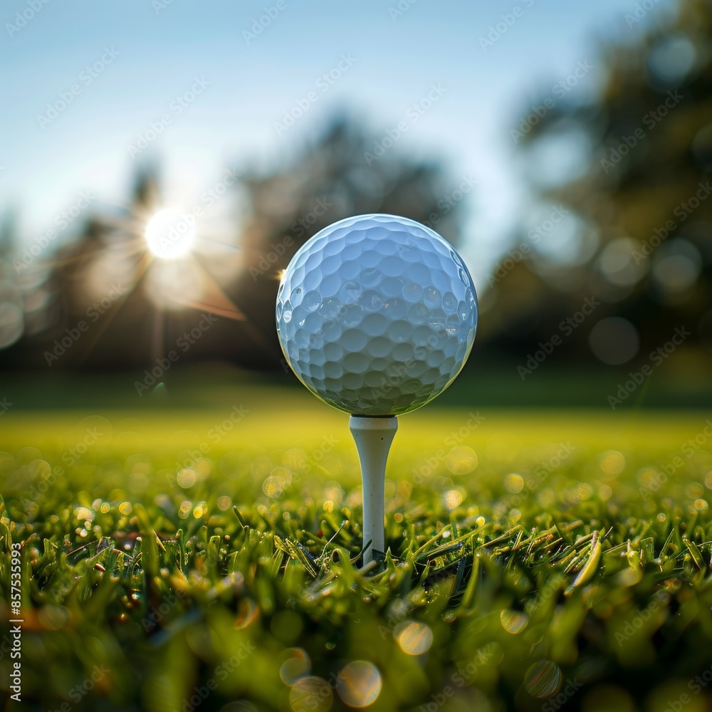 Focus Photography of Golf Ball on the Grass. Reference Picture of ...