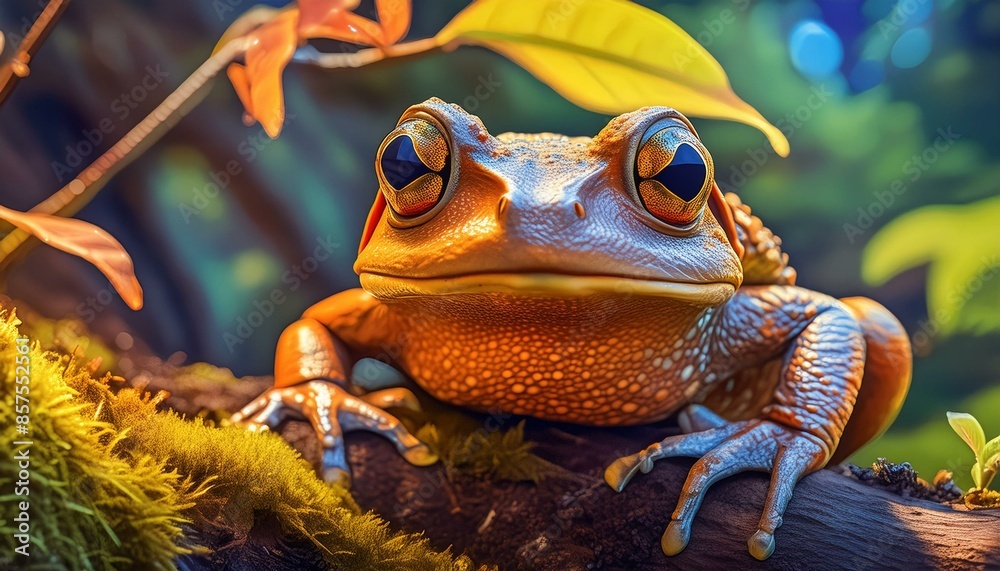 The African tree toad is a small toad in the family Bufonidae, in the ...