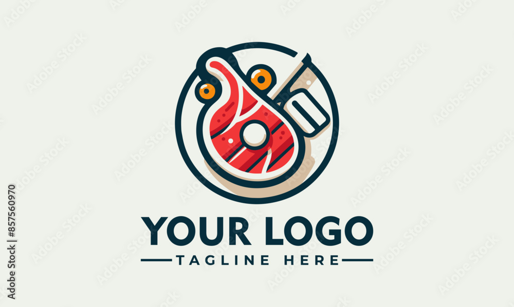 Steak Vector Logo A Timeless Design for Restaurant, Food, and Lifestyle ...