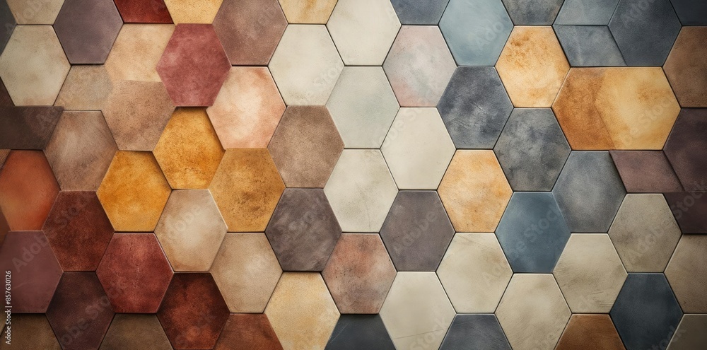 hexagon background, background, soft texture, wall, tile, no people, no ...