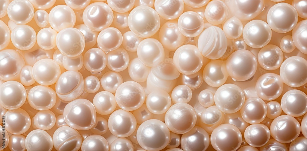 pearl background, background, soft texture, pearls on the bead Stock ...
