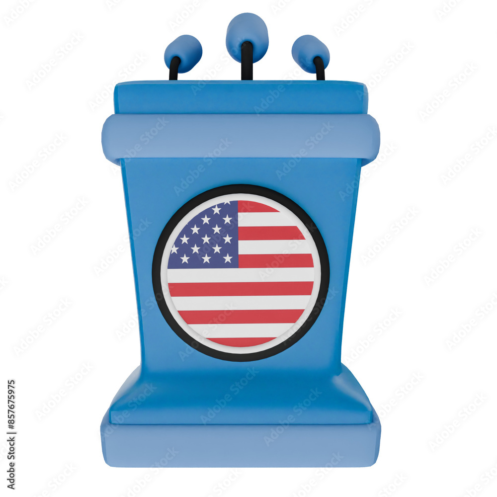 USA election 3d icon clipart render Stock Illustration | Adobe Stock