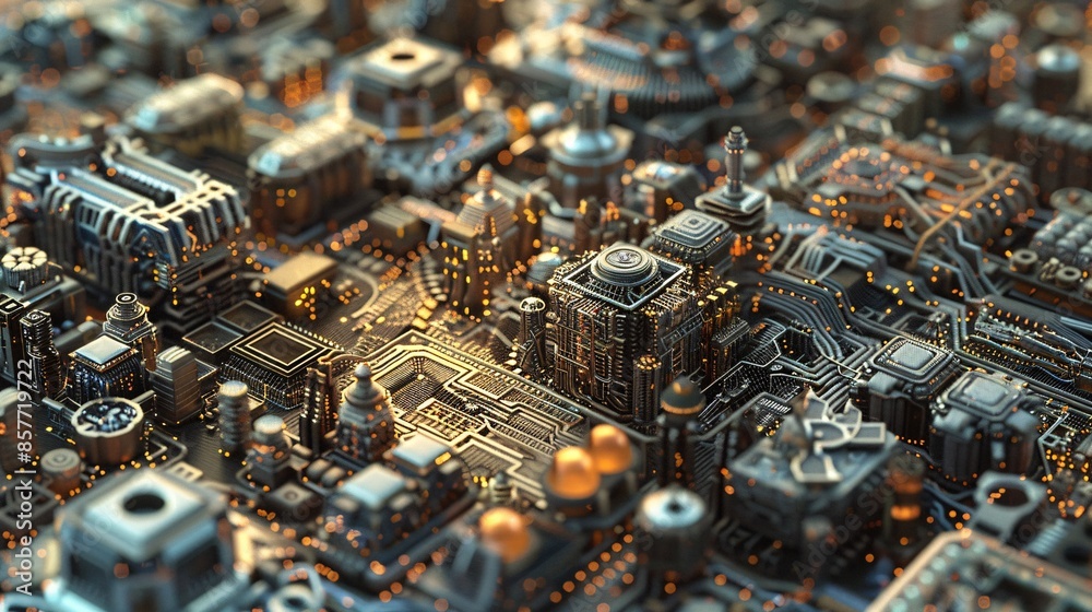 Visualization of artificial intelligence advancements in an infographic ...