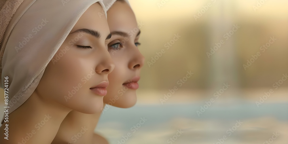Mother and daughter enjoy spa day together, bonding over relaxing ...