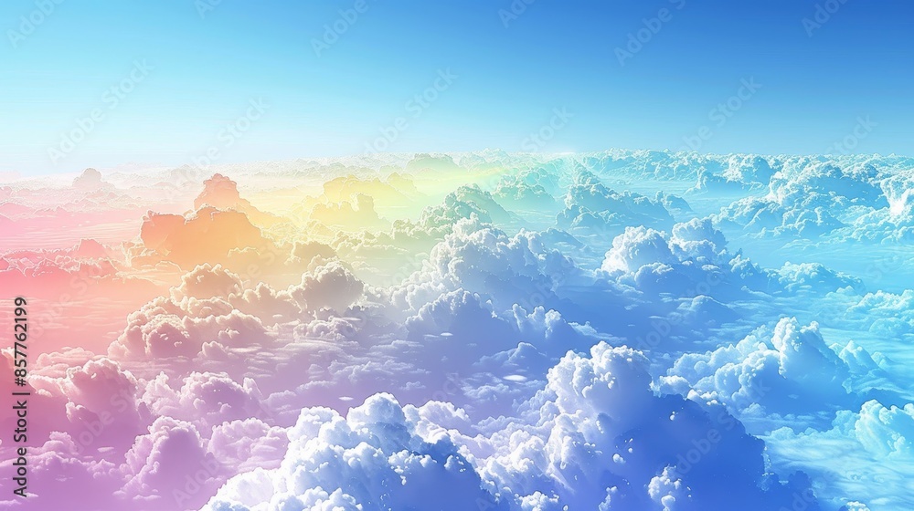 Sky Gradients Weather Conditions: A 3D illustration showing the ...