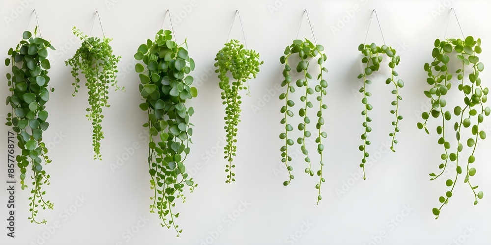 Watercolor collection showcasing String of Pearls and String of Hearts ...