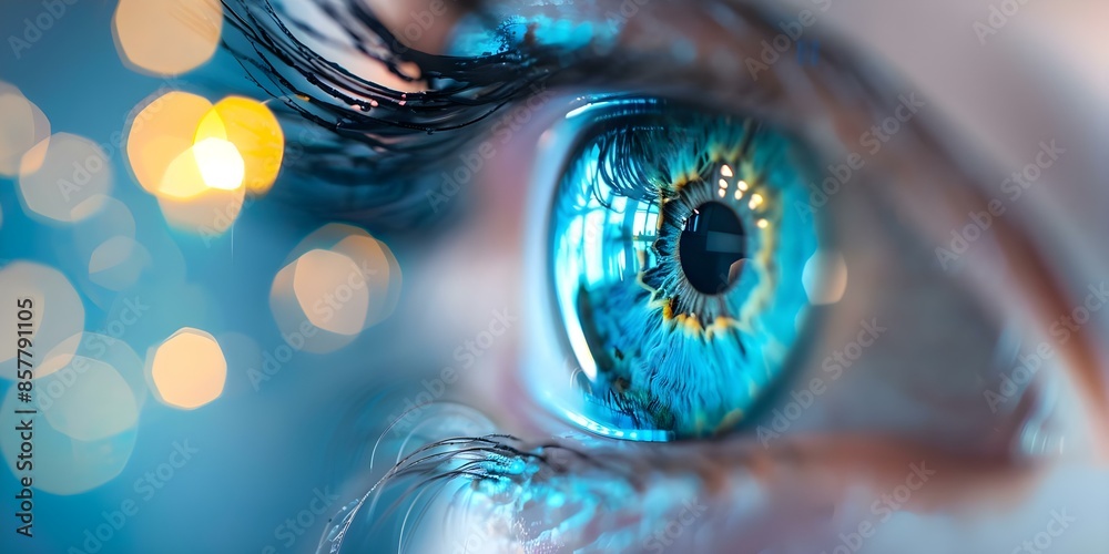 EMDR letters on bright background symbolizing Eye Movement ...