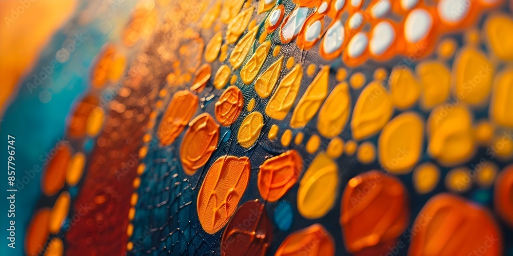 Vivid portrayal of sacred Dreamtime paintings by indigenous Australians ...