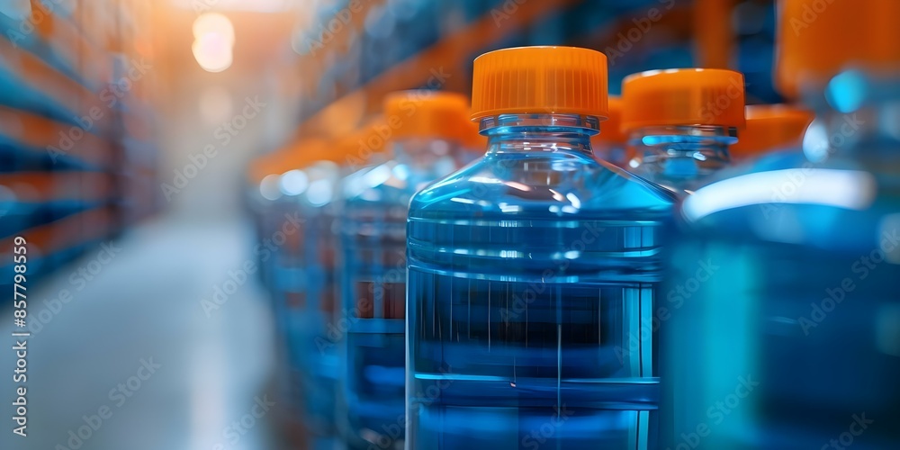 Storing Hazardous Chemicals in Industrial Barrels in a Warehouse ...