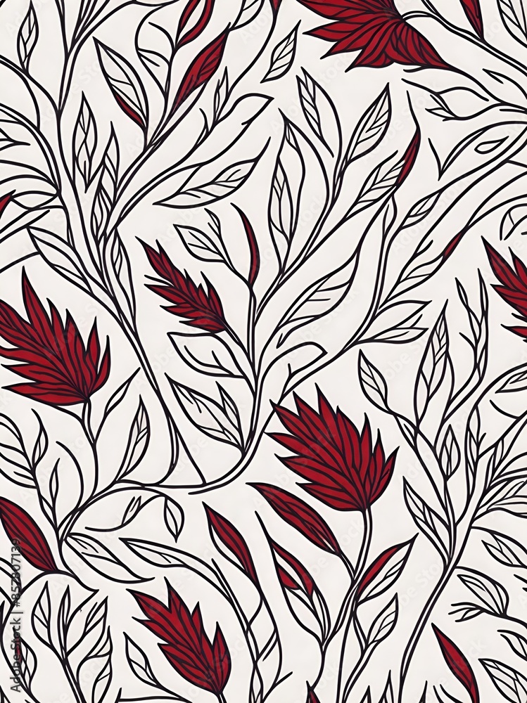 pattern Small size patterns leaves traditional oriental Japanese ...