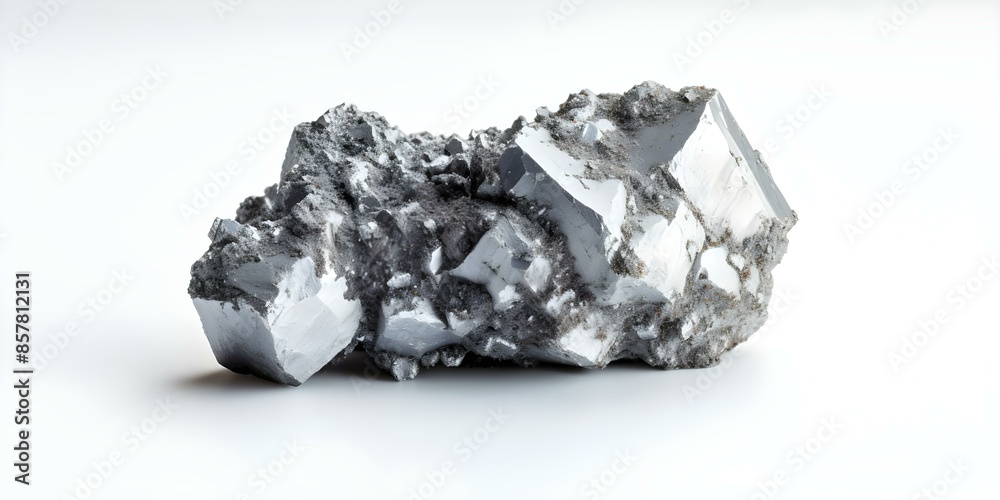 Isolated dysprosium rare earth element on white background. Concept ...