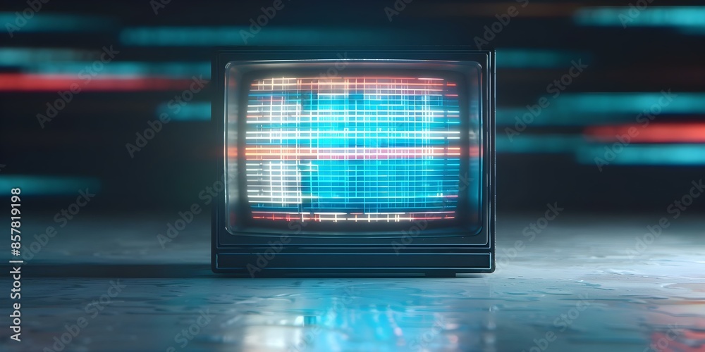 Creating a Vintage CRT TV Screen Effect with Glitchy Static Noise ...