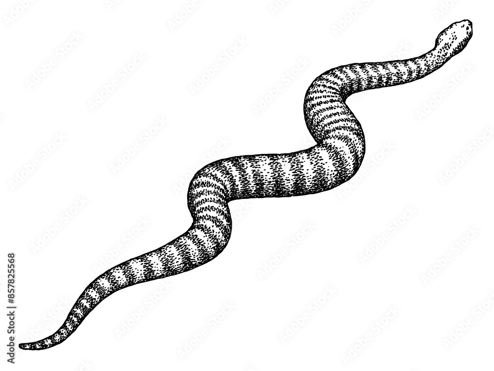 Vintage engraving isolated snake set illustration serpent ink sketch ...