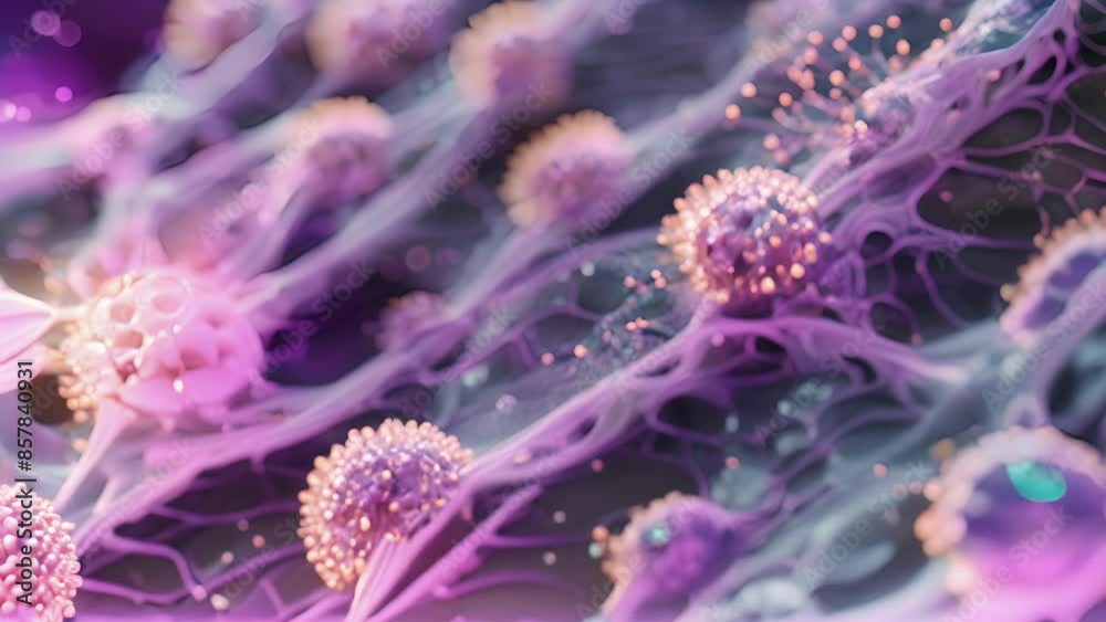 Magnified animation of lymph node sinusoids specialized channels that ...