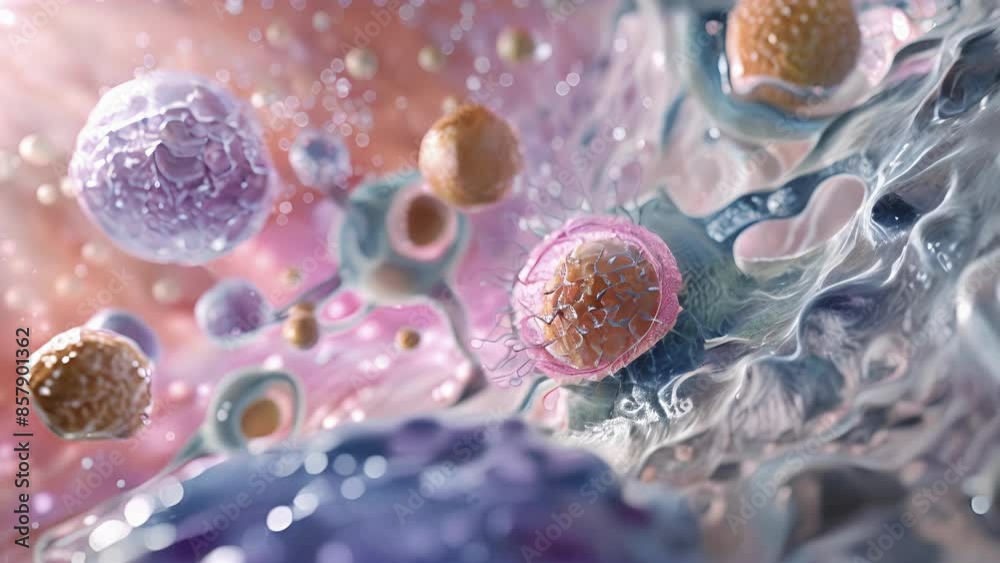 animation showcasing the different types of cells that have specialized ...