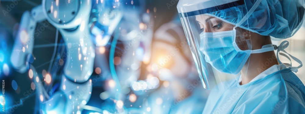 AI in Surgery: Surgeons using AI-guided robotic arms for a precise and ...