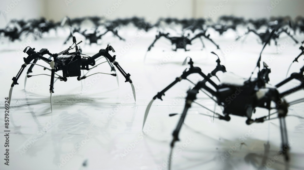 biomimetic robotic swarm mimicking the collective behavior of social ...