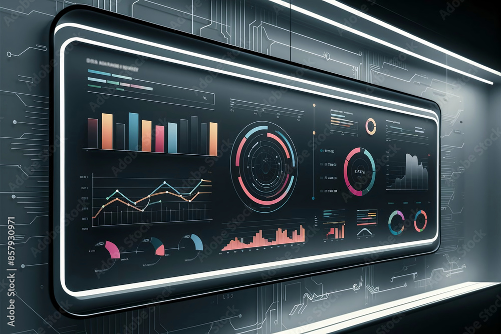 A comprehensive data management system dashboard concept showcasing ...