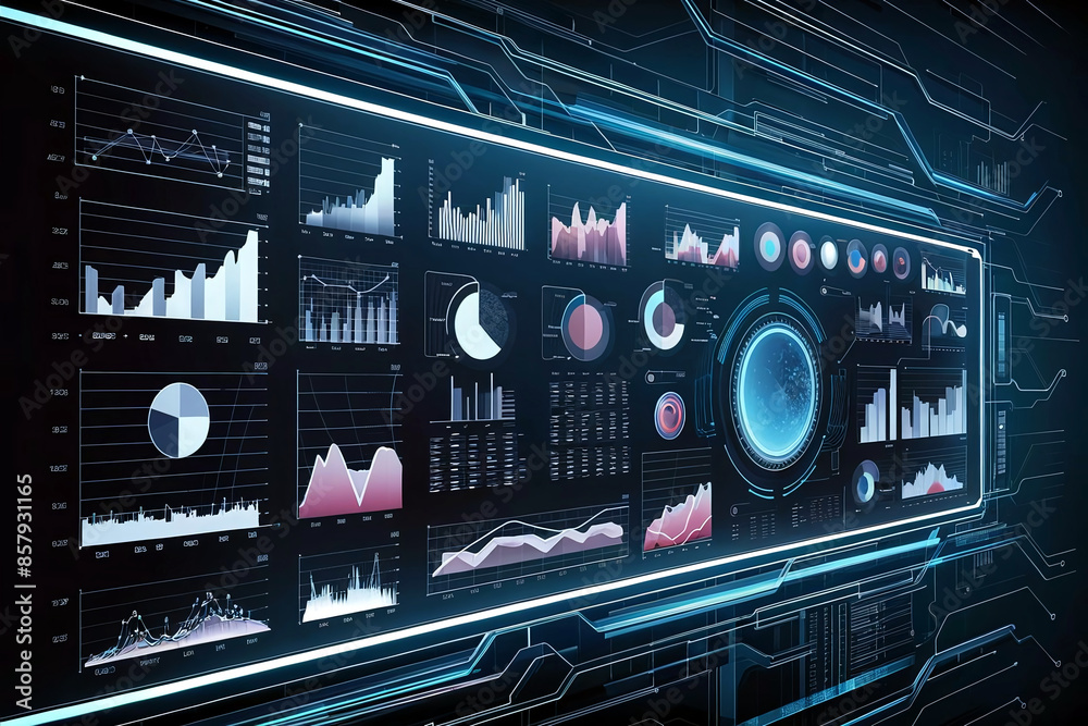 A comprehensive data management system dashboard concept showcasing ...