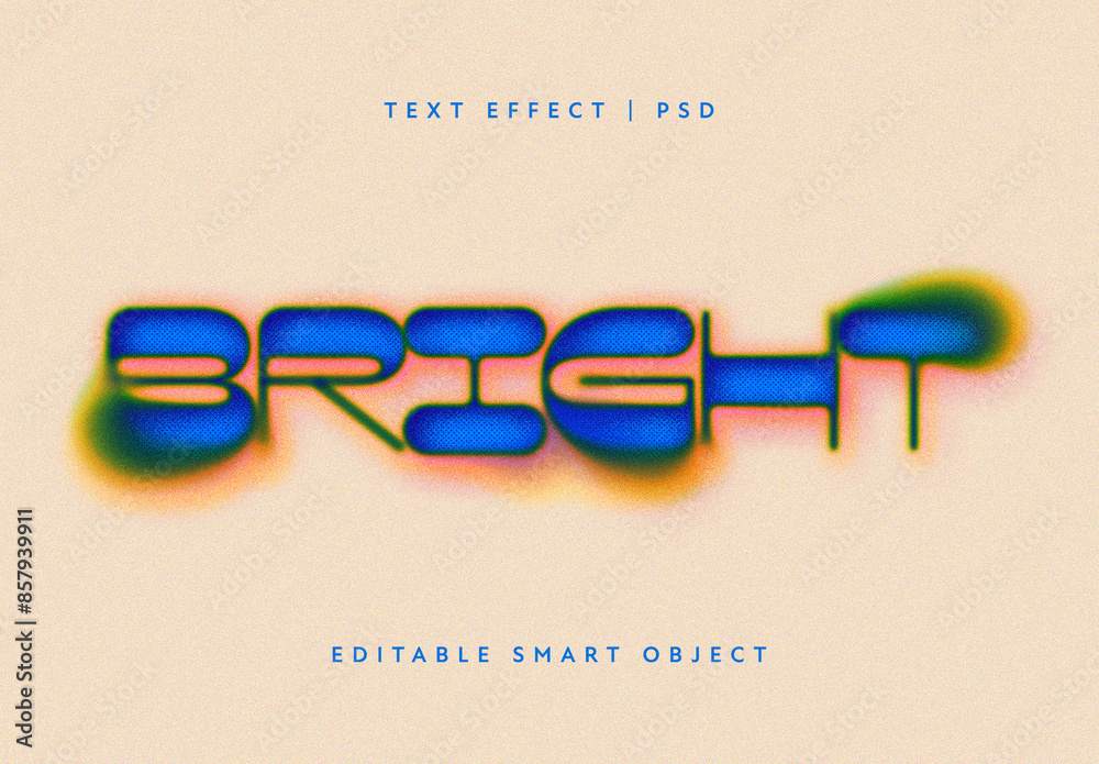 Dissolving Text Effect Stock Template | Adobe Stock