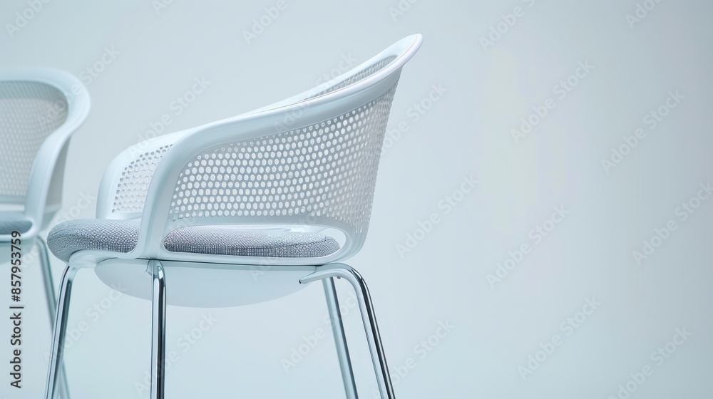 modern silver seat cushions with smooth mesh texture from polyhaven and ...