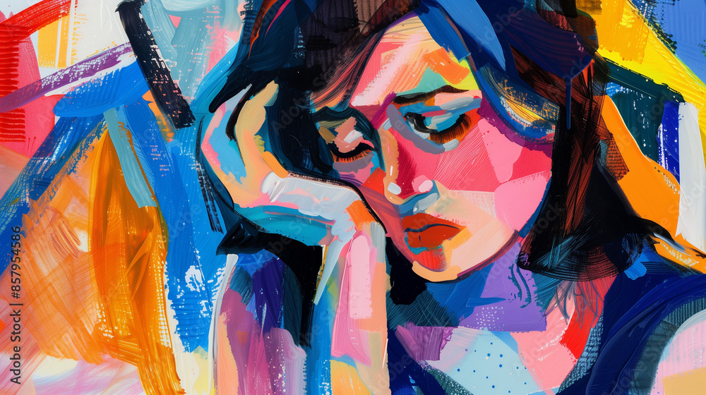 Worrying, anxiety, sad, depression, damsel in distress, thinking ...