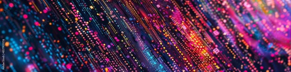 Abstract Technological Background Illustrating the Advanced ...