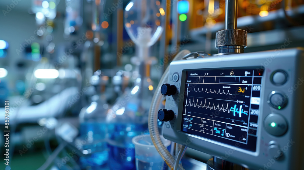 Modern Artificial Breathing Equipment. Artificial breathing equipment ...