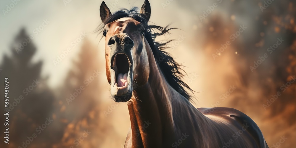 Understanding the Triggers of Equinophobia for Mental Health. Concept ...